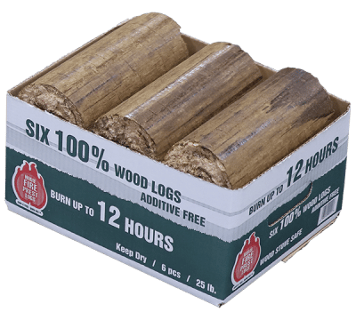 For Wood Stoves | Wood Fire Logs | 100% Recycled | Home Fire Prest Logs
